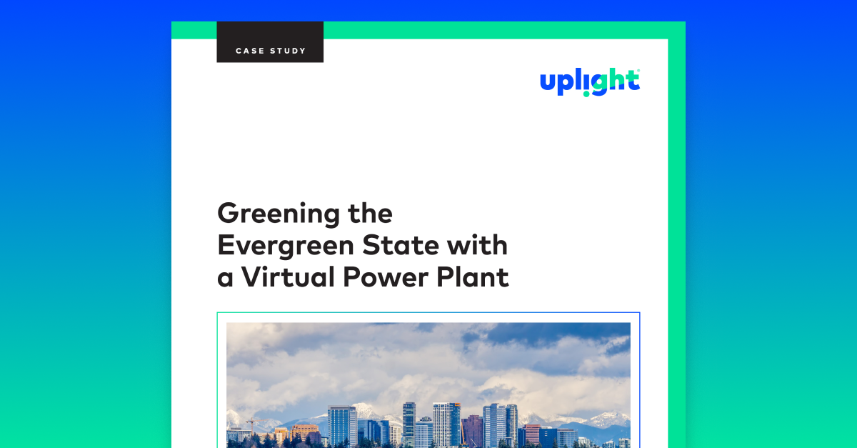 Greening the Evergreen State with a Virtual Power Plant | Uplight